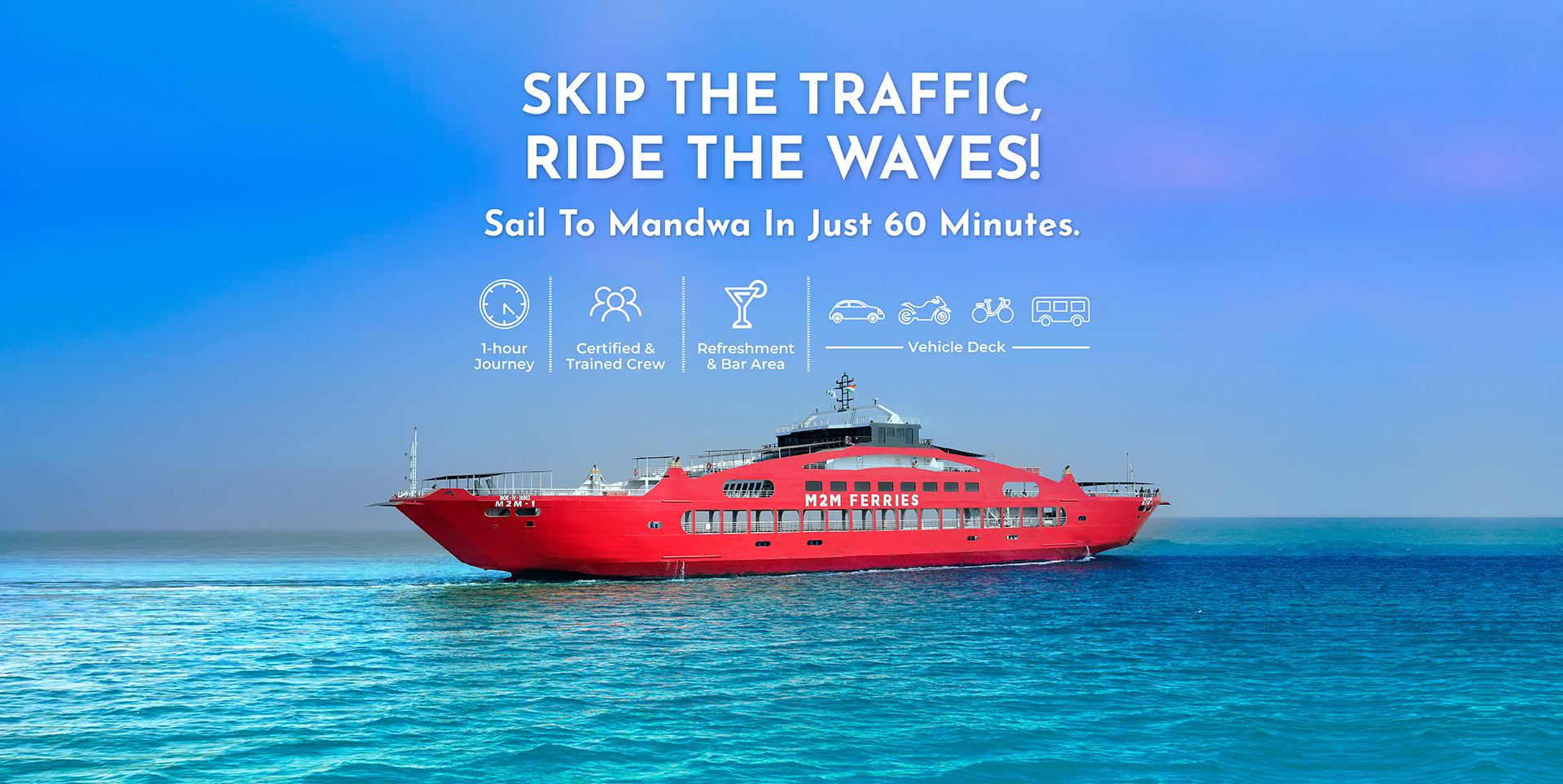 M2M ferry service in Alibaug, Mumbai | RORO | Speed Boat | Charter ...