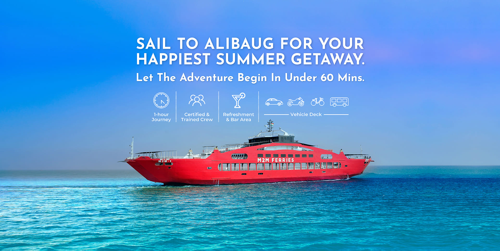 M2M ferry service in Alibaug, Mumbai | RORO | Speed Boat | Charter ...