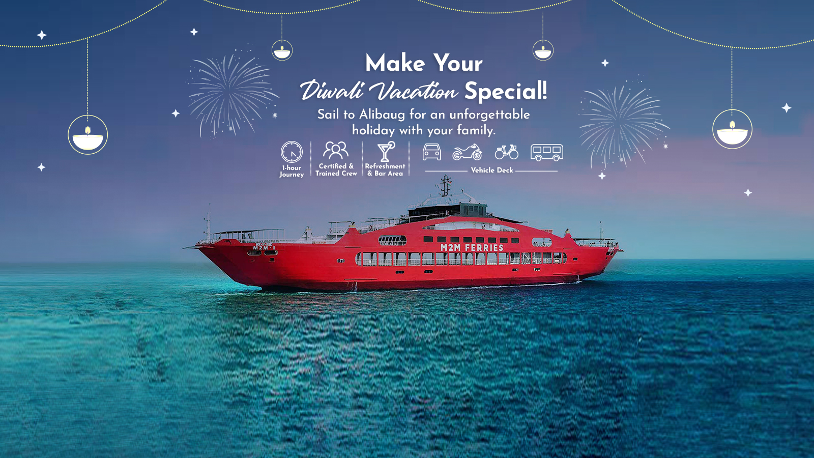 M2M ferry service in Alibaug, Mumbai | RORO | Speed Boat | Charter ...